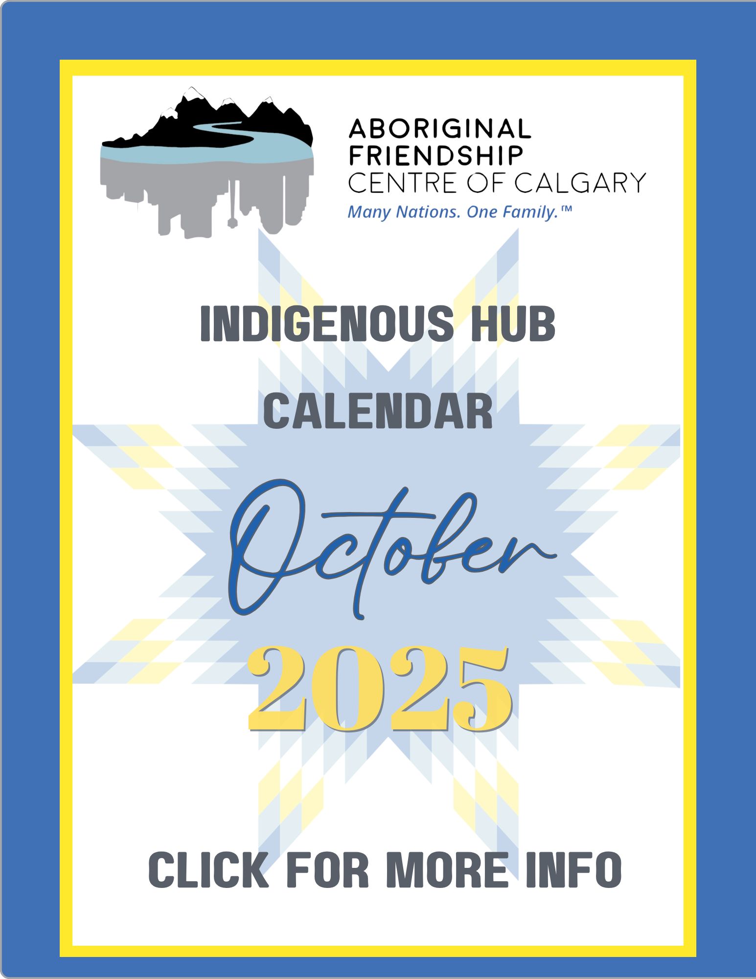 AFCC Indigenous Hub October Calendar: Programs & Events