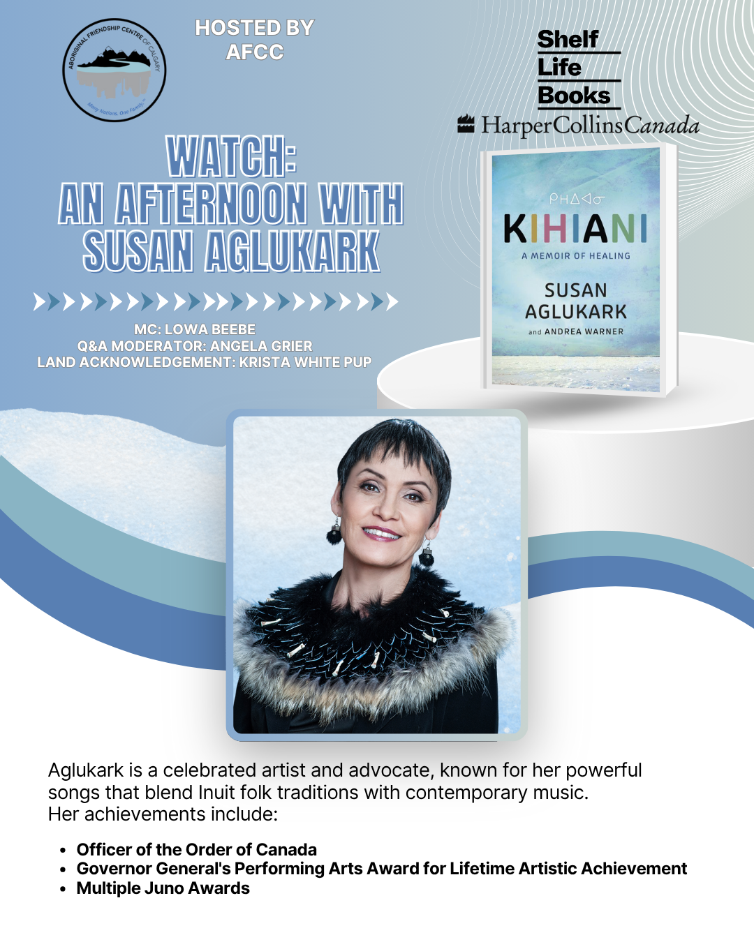 Susan Aglukark Book Signing - AFCC Event Highlights