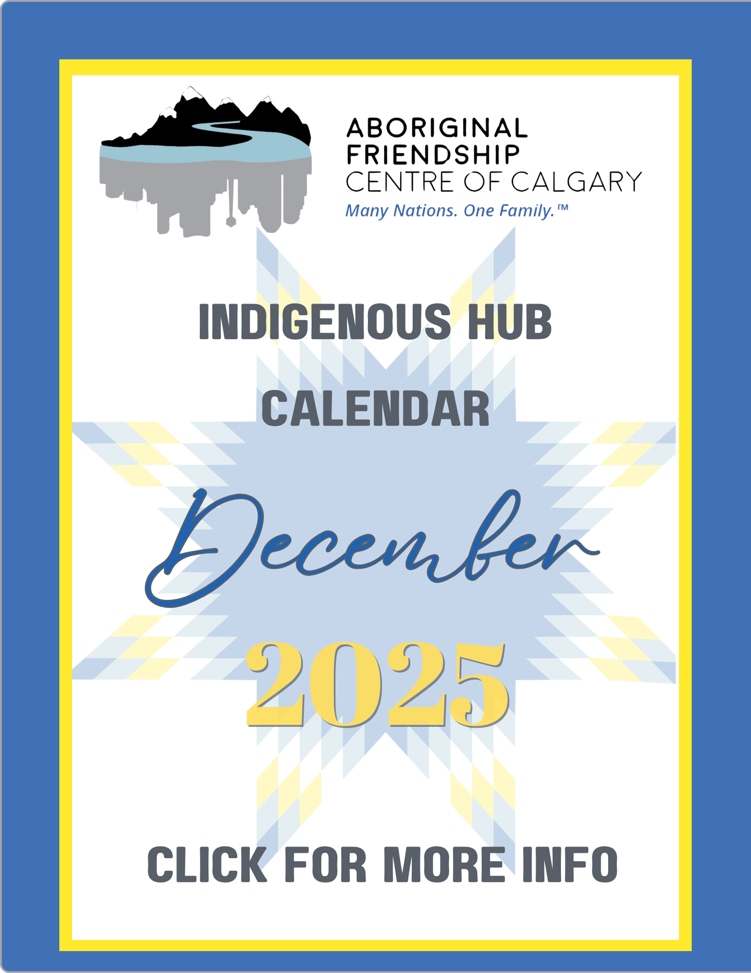 Indigenous Hub December Calendar & Holiday Closure
